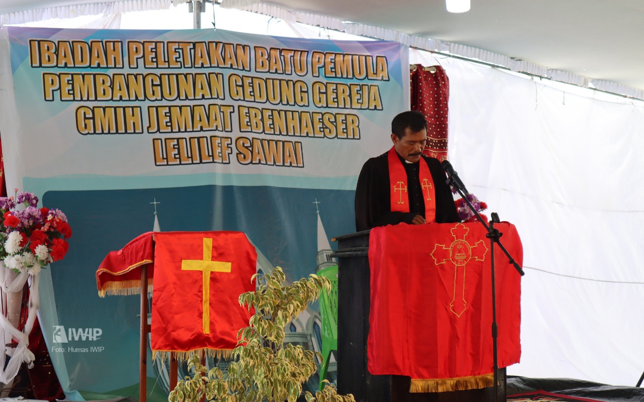 Dukungan PT IWIP untuk Pembangunan Gereja GMIH Ebenhaeser di Lelilef ...